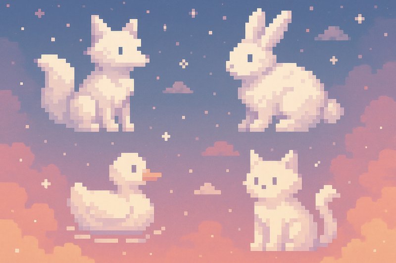 Cute+pixel+cat Animal Images | Free Photos, PNG Stickers, Wallpapers ...