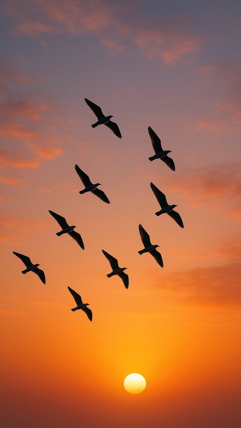 Birds Migration Wallpaper Images | Free Photos, PNG Stickers, Wallpapers & Backgrounds - rawpixel