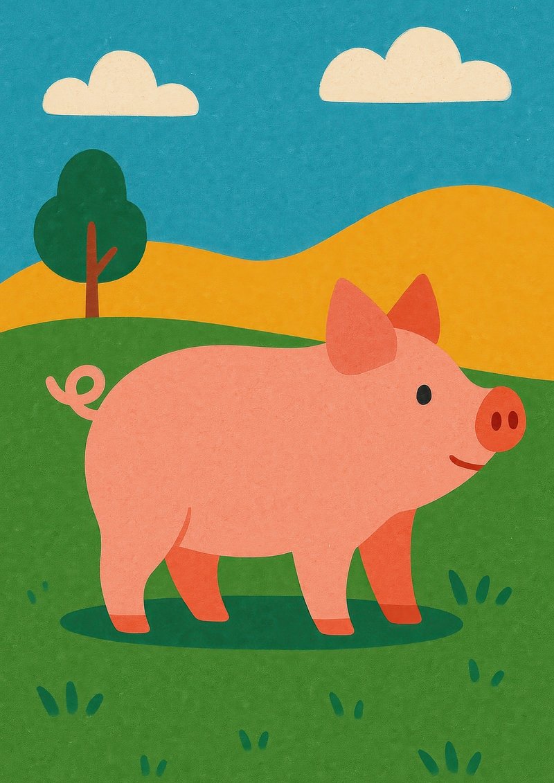 Paper Pig Wallpaper Art Images | Free Photos, PNG Stickers, Wallpapers ...