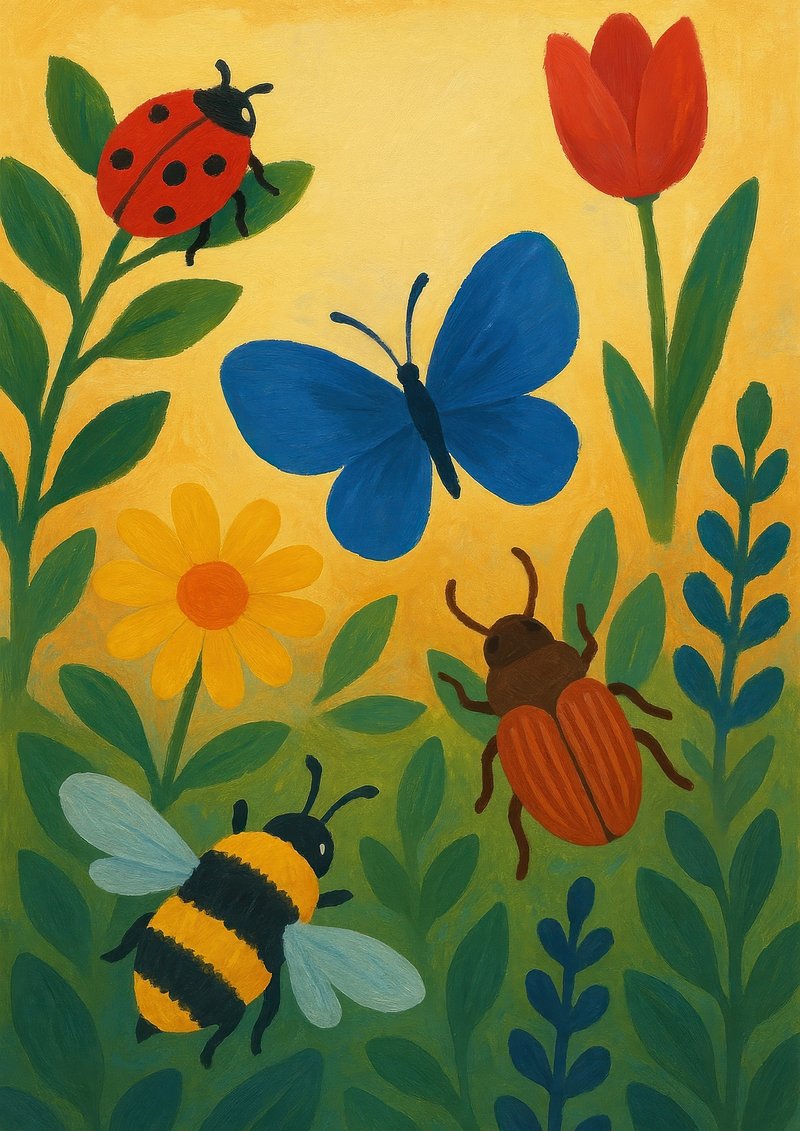 Summer Bee Art Images | Free Photos, PNG Stickers, Wallpapers ...