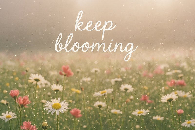Inspirational field blooming flowers wallpaper | Free Photo ...