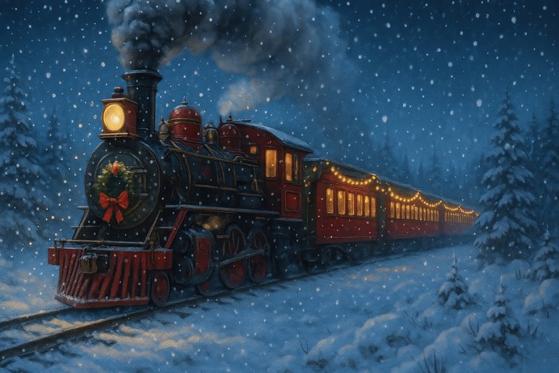 Forest Train Christmas Images | Free Photos, PNG Stickers, Wallpapers ...