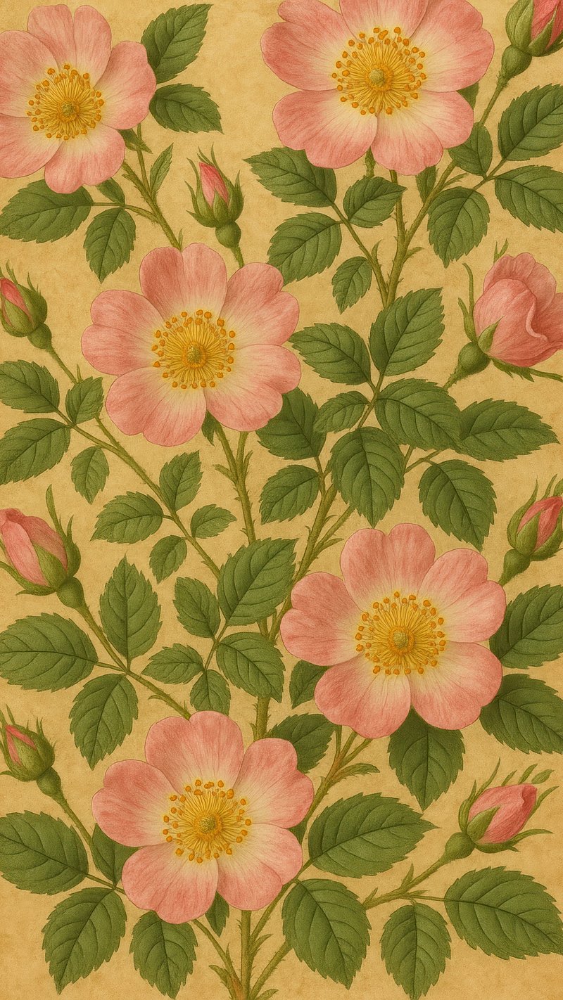 Pink Rose Vintage Paper Wallpaper Images | Free Photos, PNG Stickers ...