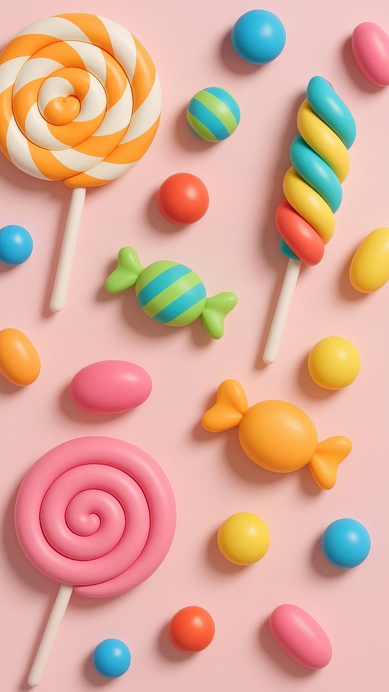 Pastel+pink+lollipop Candy Mobile Wallpaper Images | Free Photos, PNG ...