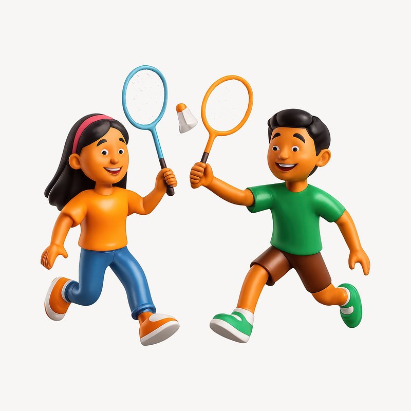 Badminton Cartoon Images | Free Photos, PNG Stickers, Wallpapers ...