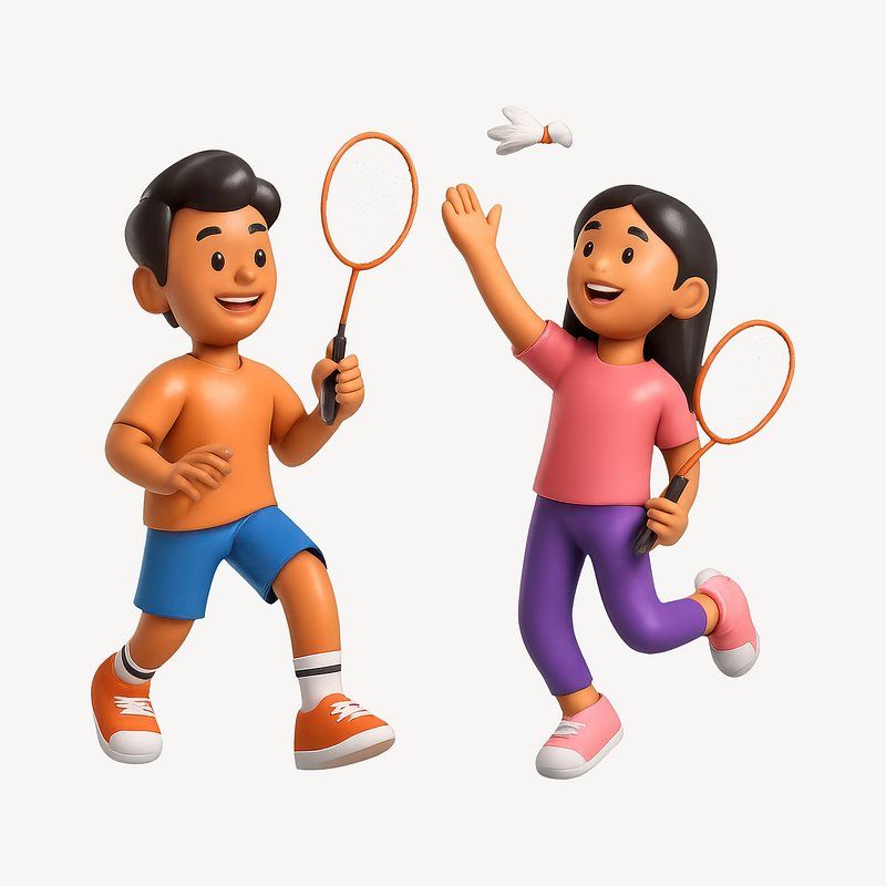 Badminton Cartoon Images | Free Photos, PNG Stickers, Wallpapers ...