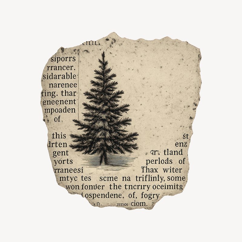 PNG Vintage tree illustration paper | Free PNG - rawpixel