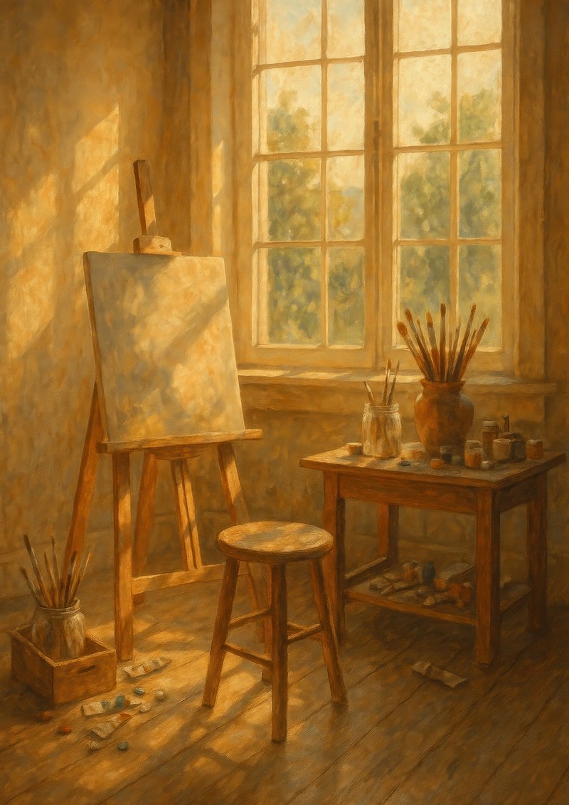 Easel+illustration Art Images | Free Photos, PNG Stickers, Wallpapers ...