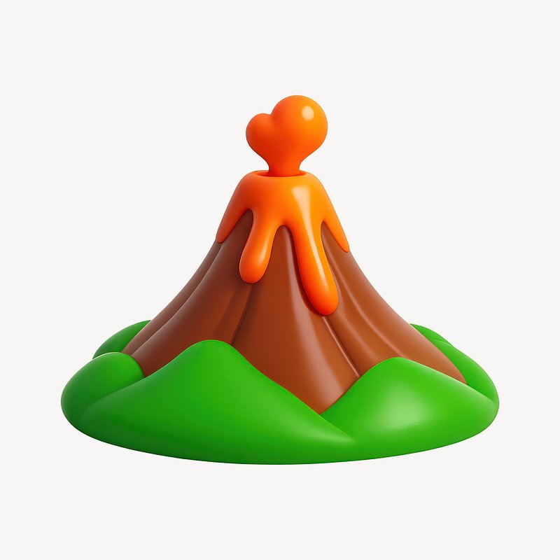 Cartoon Volcano Images | Free Photos, PNG Stickers, Wallpapers ...