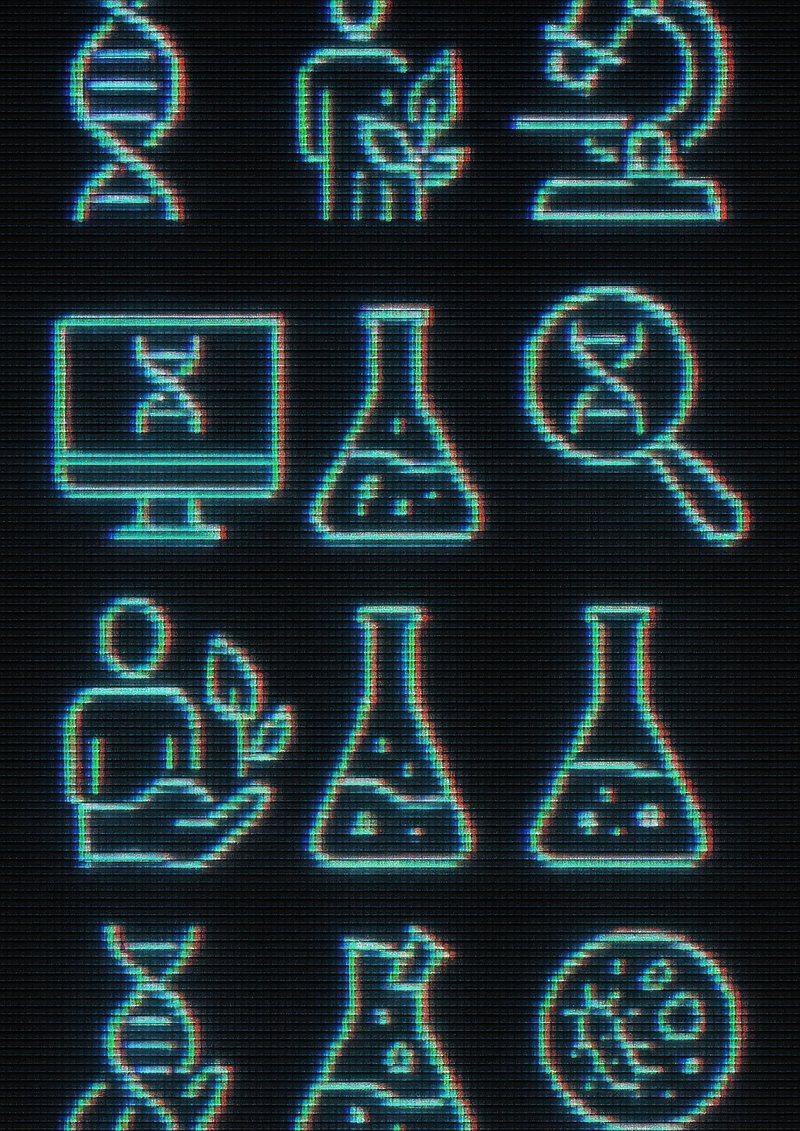 Biotechnology Laboratory Research Chemistry Science Blue Images | Free ...