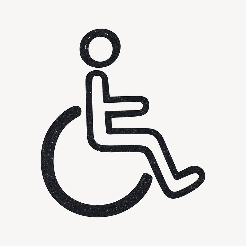 Icon Handicap Symbol Design Isolated Background Images | Free Photos ...