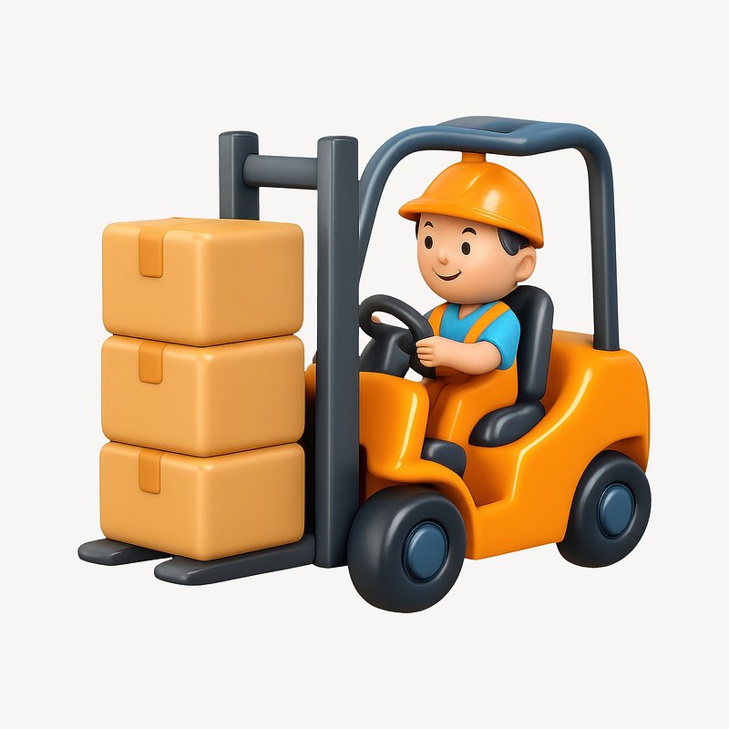 Cartoon Forklift Images | Free Photos, PNG Stickers, Wallpapers ...