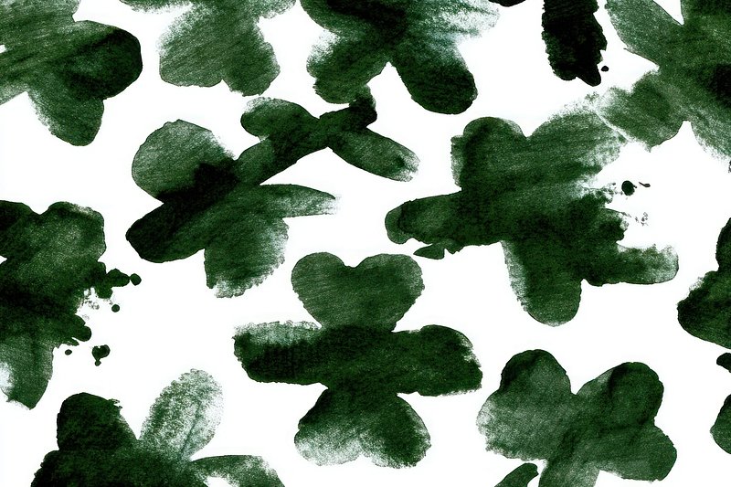 Clover leafs pattern background watercolor | Free Photo - rawpixel