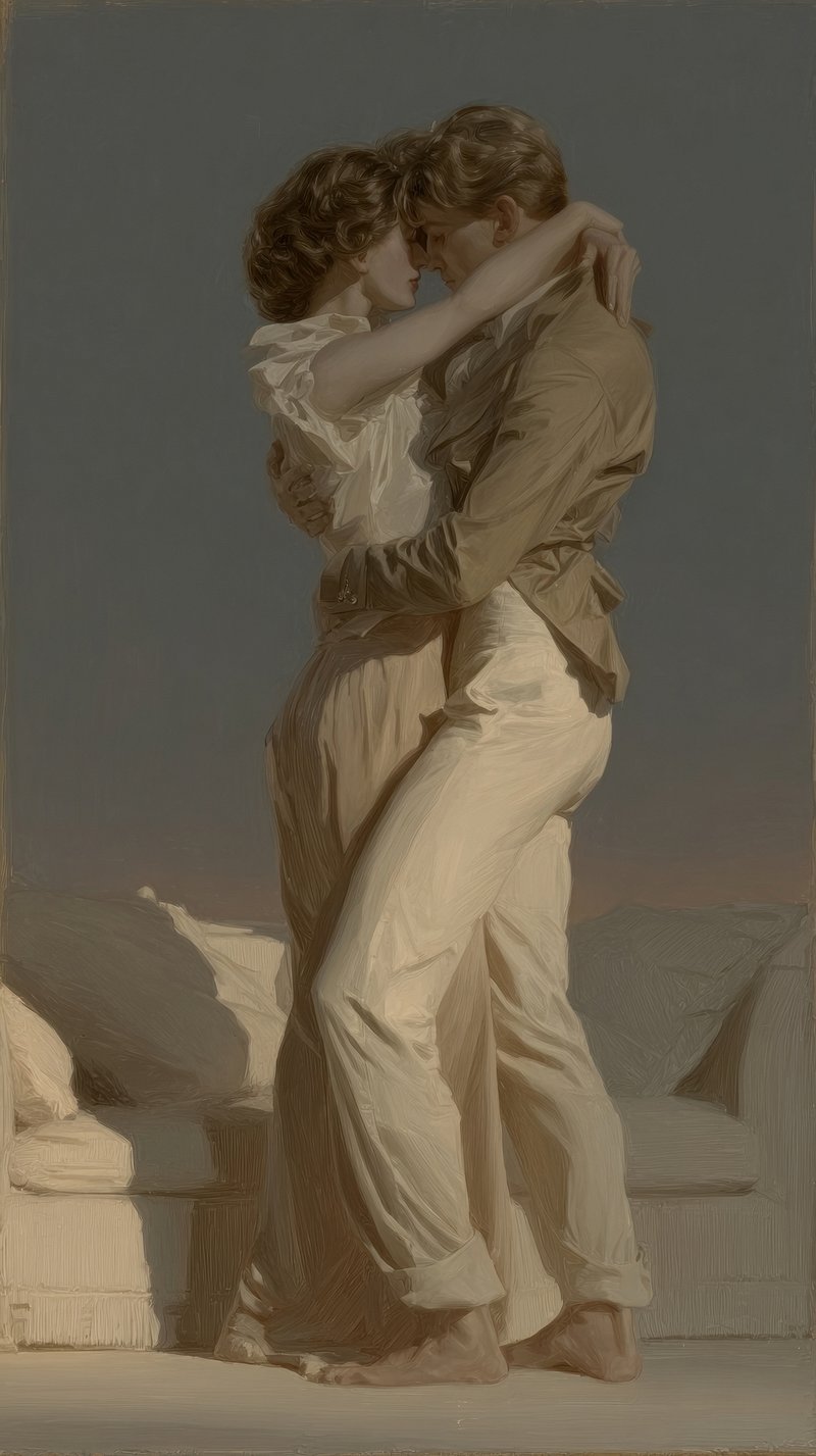 Aesthetic Wallpaper Couple Romantic Vintage Background Images | Free ...