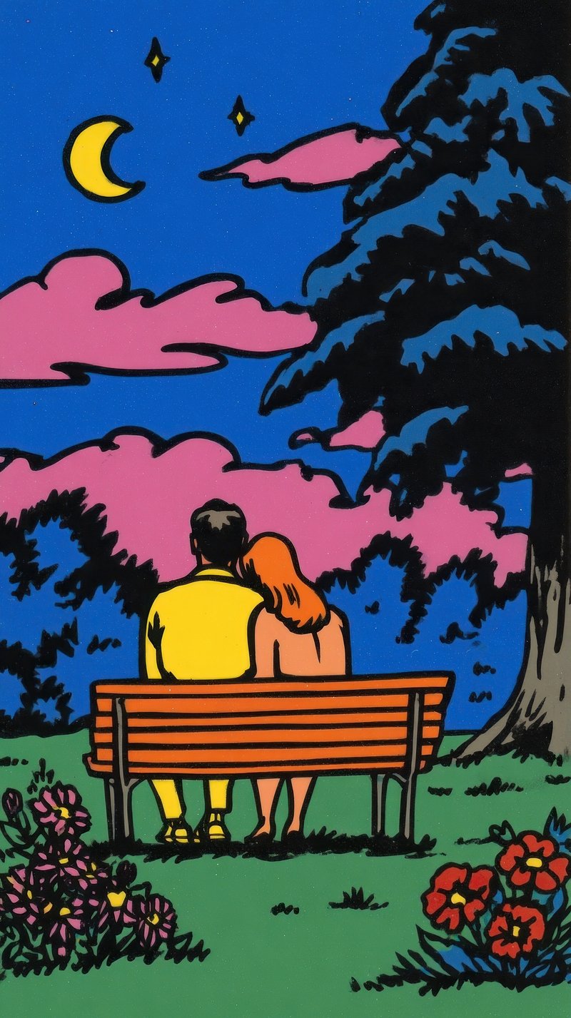 Starry Night Cartoon Wallpaper Images | Free Photos, PNG Stickers ...