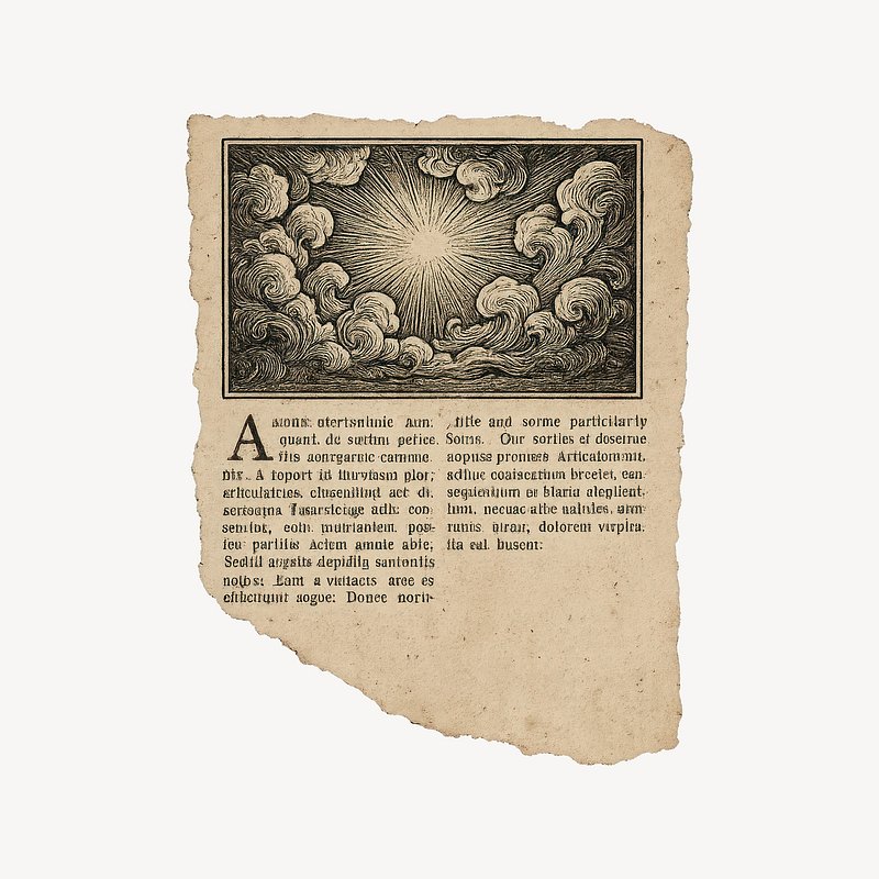 Old Book Engraving Paper PNG Images | Free Photos, PNG Stickers ...