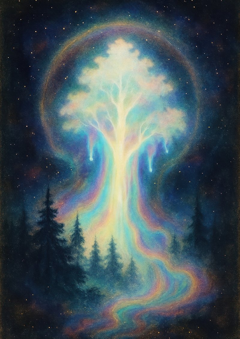 Airbrush Art Of A Tree Galaxy Images | Free Photos, PNG Stickers ...