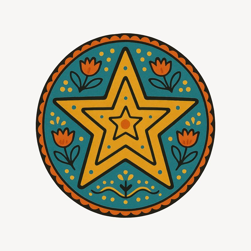 Dot+mandala Design Border PNG Images | Free Photos, PNG Stickers ...