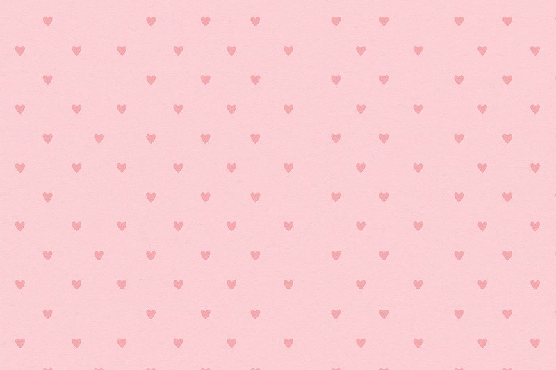 Pink hearts pattern wallpaper desktop | Premium Photo Illustration ...