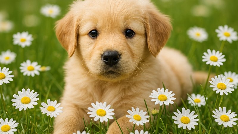Puppie+field Puppy Wallpaper JPEG Images | Free Photos, PNG Stickers ...