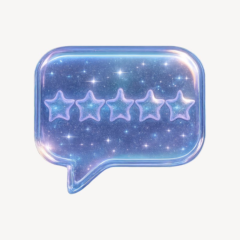 Star Review Rating Design Bubble Icon Images | Free Photos, PNG ...