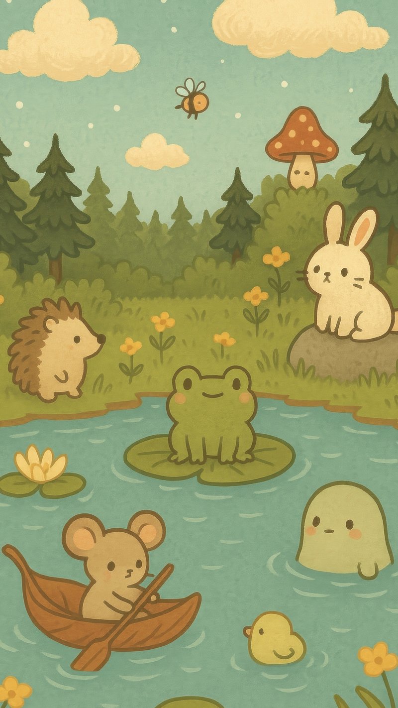 Pond Cartoon Images | Free Photos, PNG Stickers, Wallpapers ...