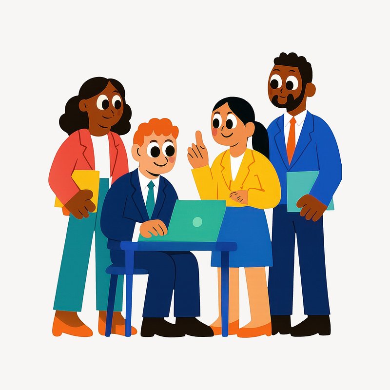 Group Discussion Cartoon Images | Free Photos, PNG Stickers, Wallpapers ...