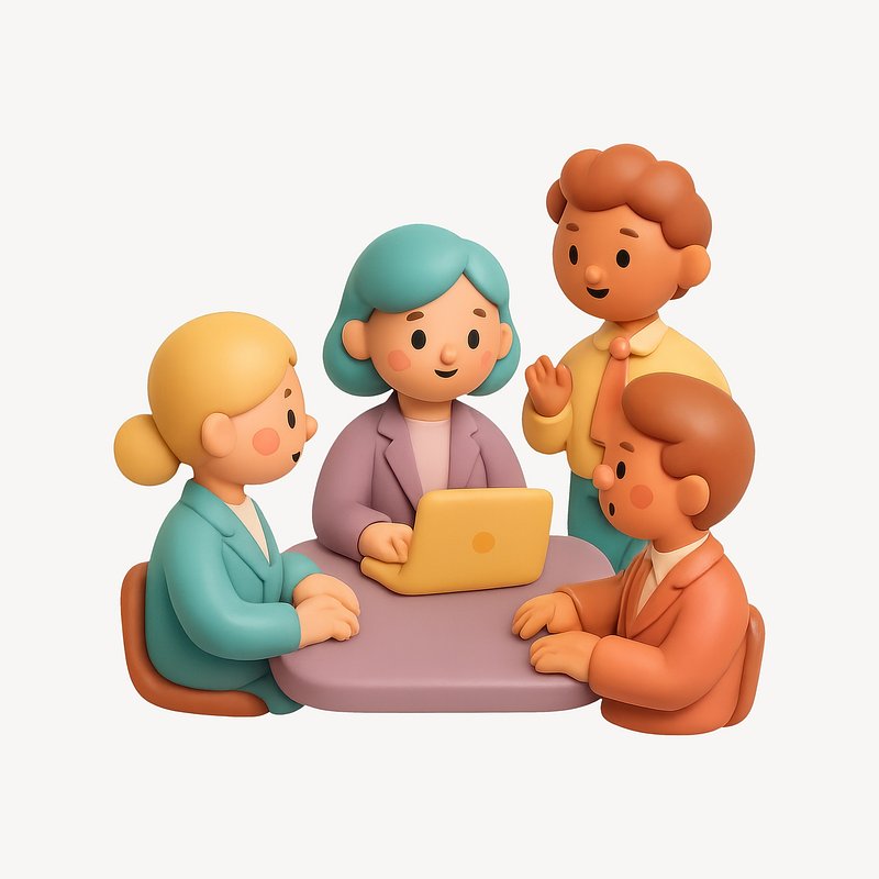 Group Discussion Cartoon Images | Free Photos, PNG Stickers, Wallpapers ...
