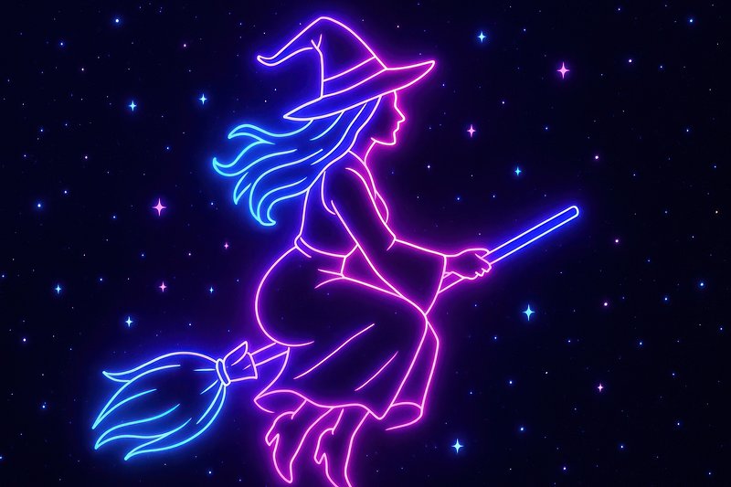 Witch+and+night+sky Mobile Images | Free Photos, PNG Stickers ...