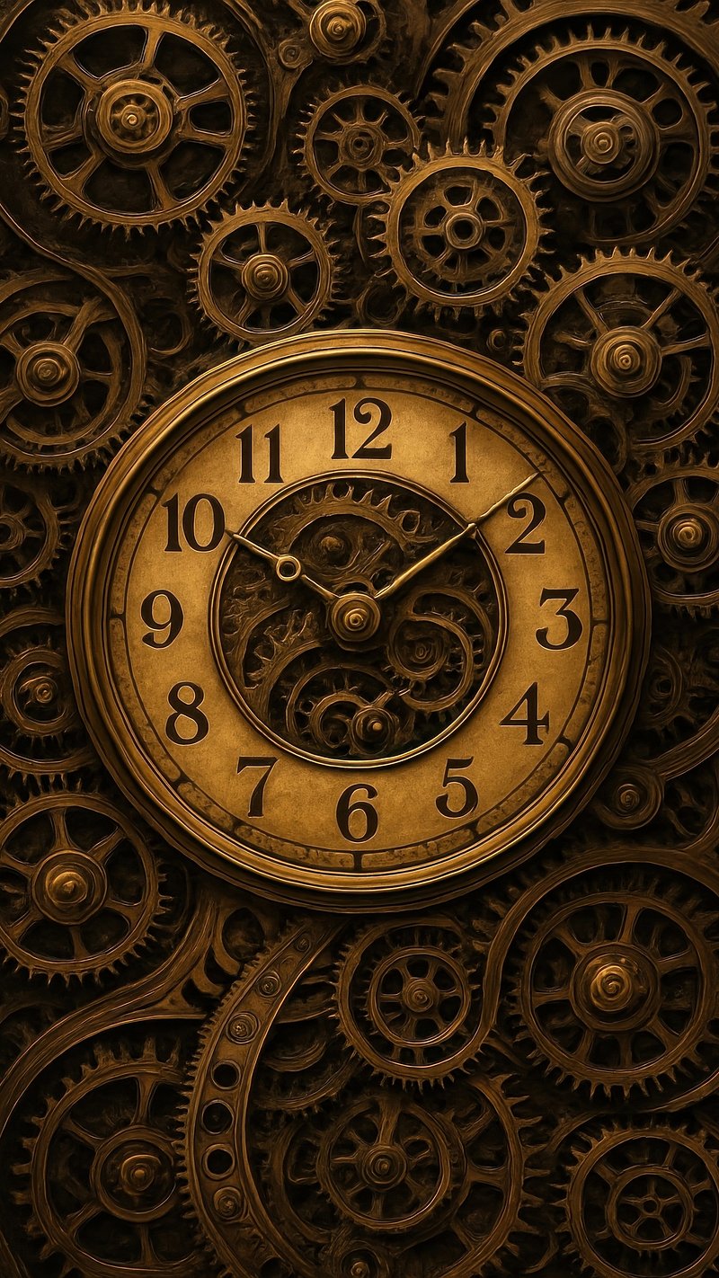 Vintage Steampunk Clock Design Images | Free Photos, PNG Stickers ...