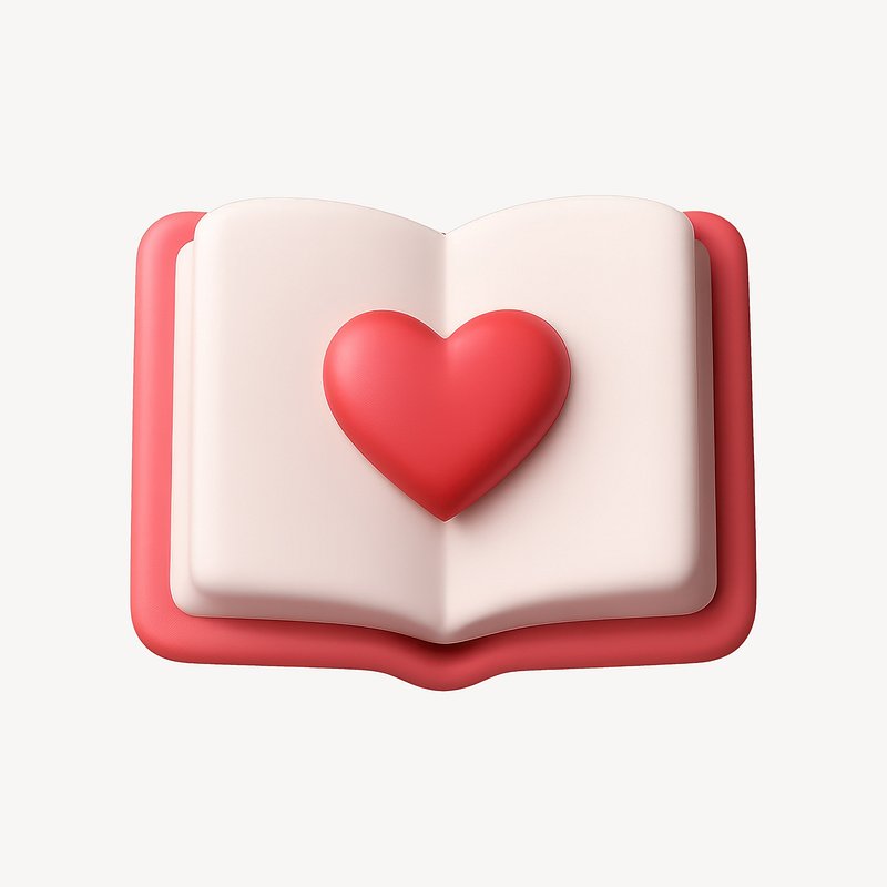Book Day Cute Background Heart Images | Free Photos, PNG Stickers ...
