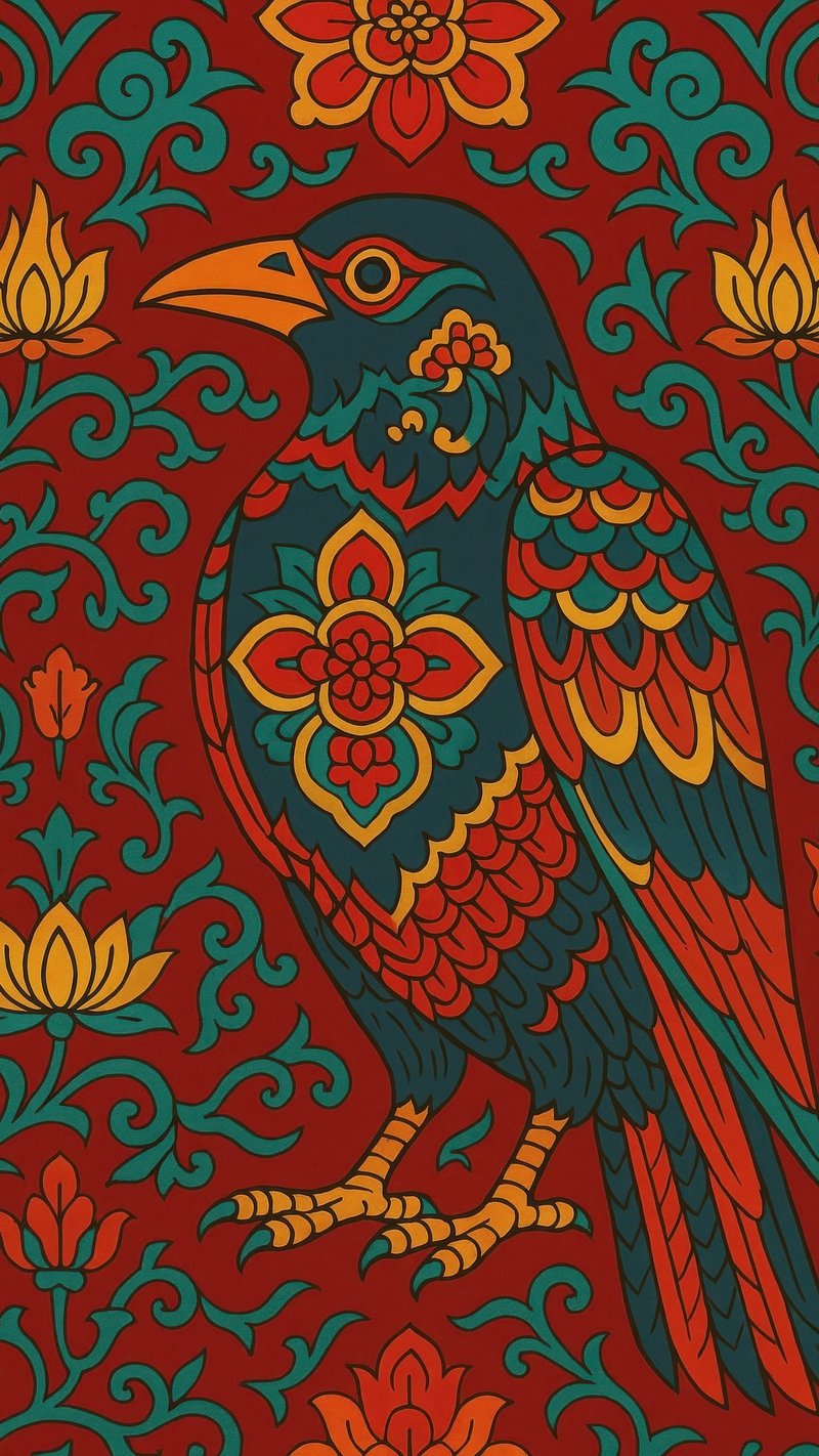 Asian+art+teal Patterns Images | Free Photos, PNG Stickers, Wallpapers ...