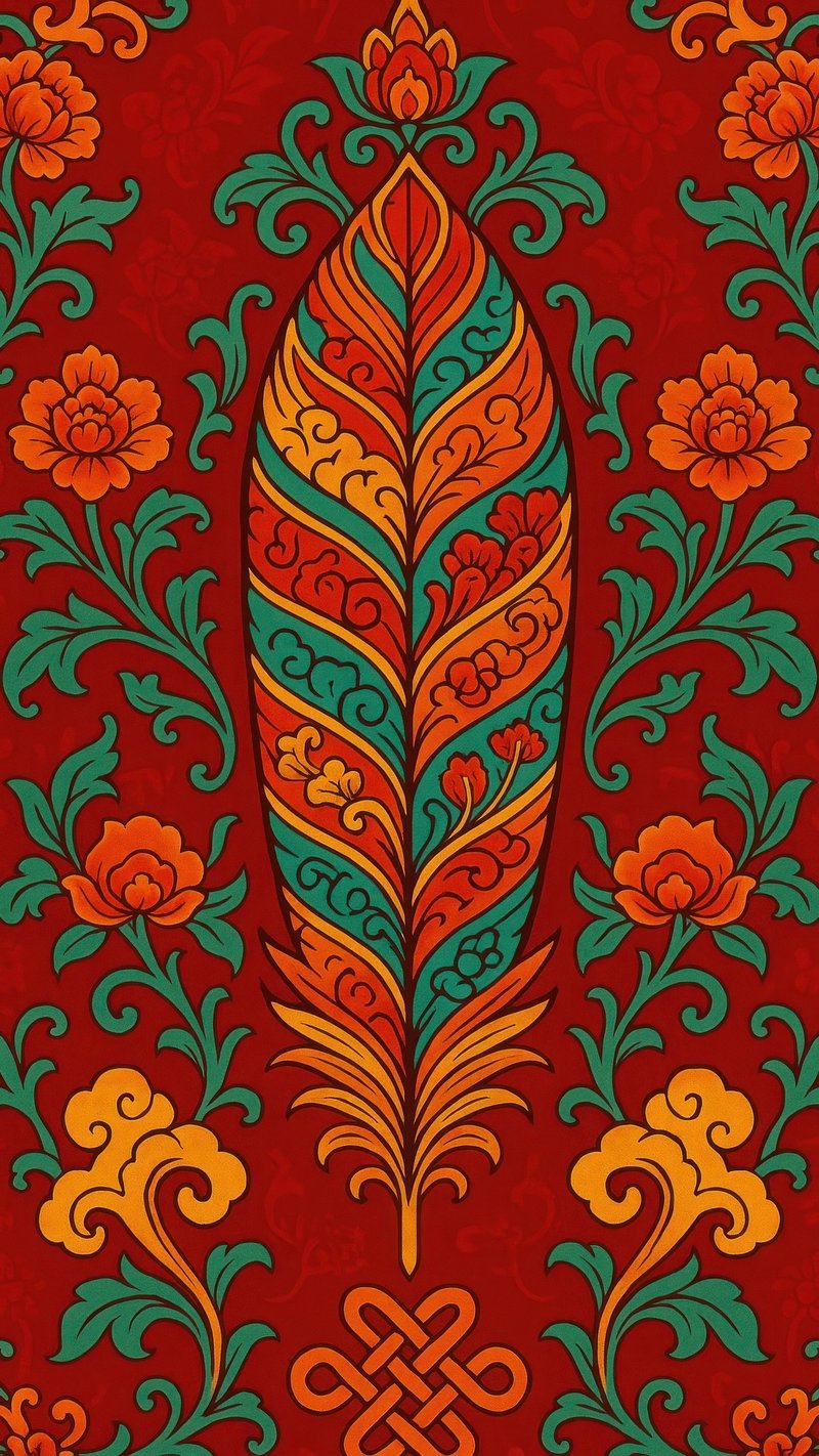 Chinese Feather Wallpaper Images | Free Photos, PNG Stickers ...