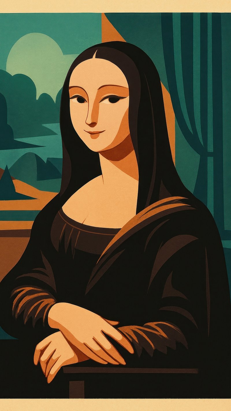 Cartoon Mona Lisa Images | Free Photos, PNG Stickers, Wallpapers ...