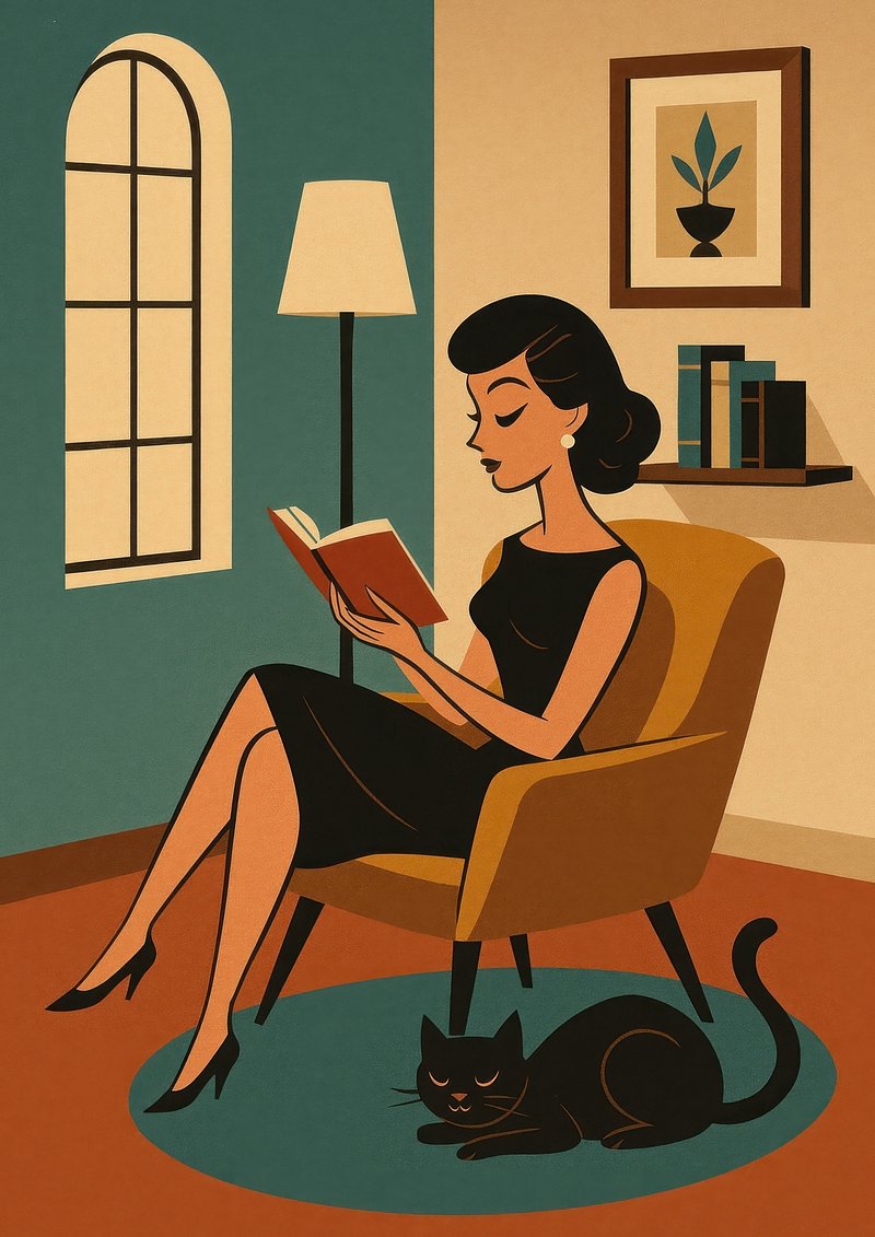 Cartoon Of Woman Reading Black Paper Texture Images | Free Photos, PNG ...