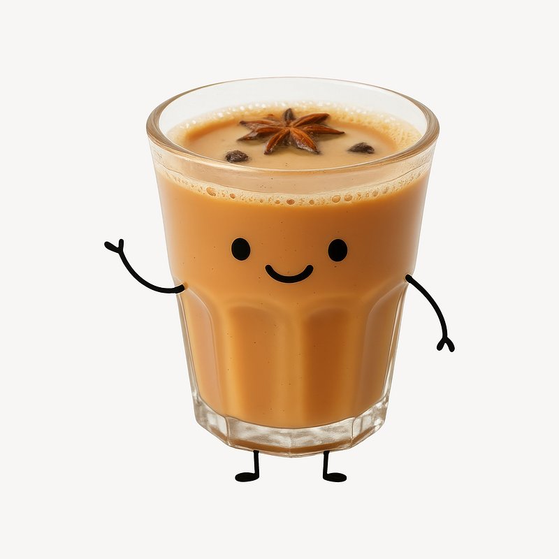 PNG Cute smiling chai character | Free PNG - rawpixel