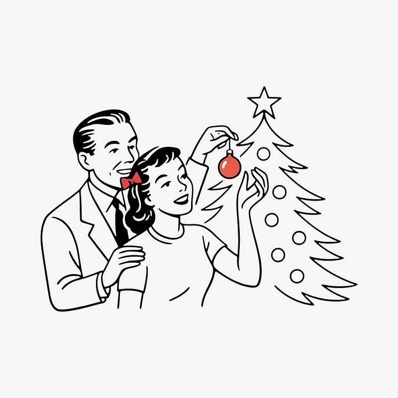 Christmas+black+family+aesthetic Tree Images | Free Photos, PNG ...