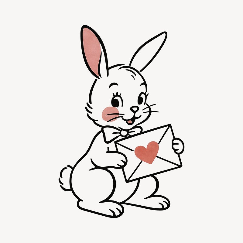 Cute Aesthetic Bunny Cartoon Images | Free Photos, PNG Stickers ...