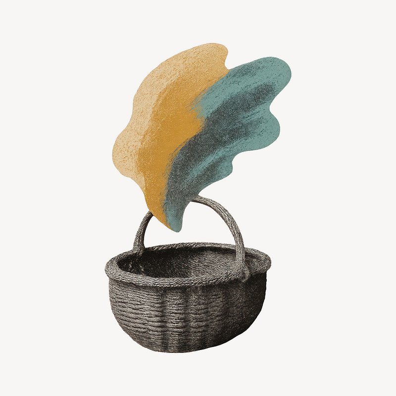 Black And Baskets Paper Images | Free Photos, PNG Stickers, Wallpapers ...