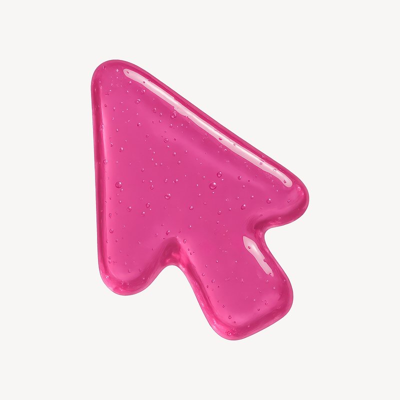 PNG Glossy pink arrow cursor | Free PNG - rawpixel