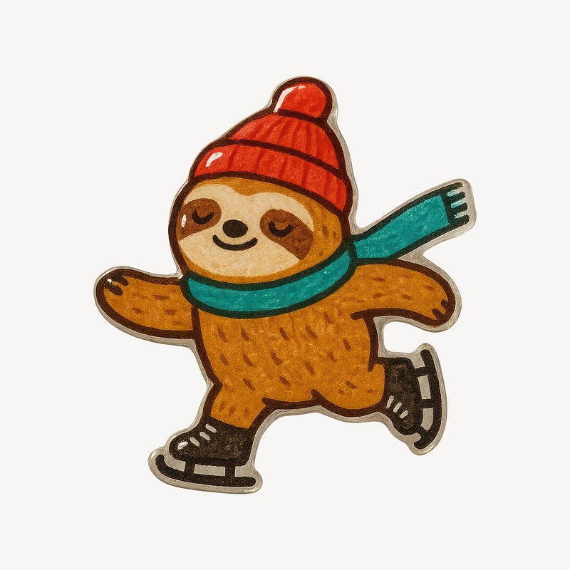 Cute+winter+sloths Background Images | Free Photos, PNG Stickers ...