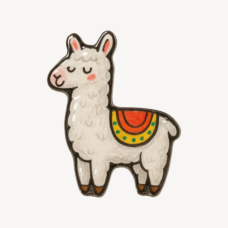 Llama+arts+characters Cartoon Images | Free Photos, PNG Stickers ...
