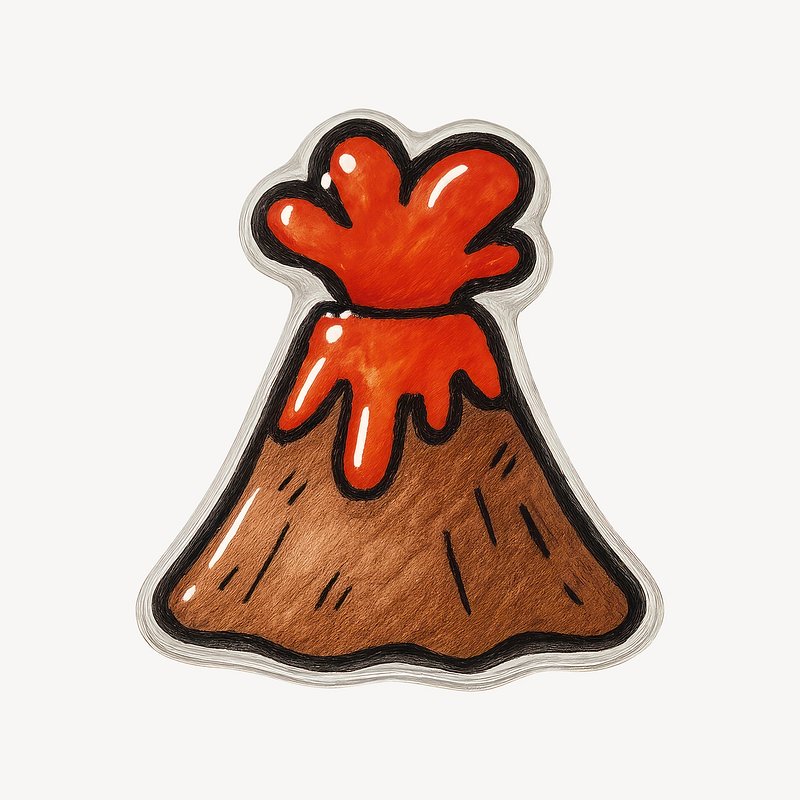 Cartoon Volcano Images | Free Photos, PNG Stickers, Wallpapers ...