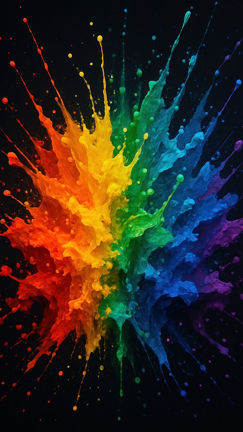 Rainbow+splash+effect Design Images | Free Photos, PNG Stickers ...