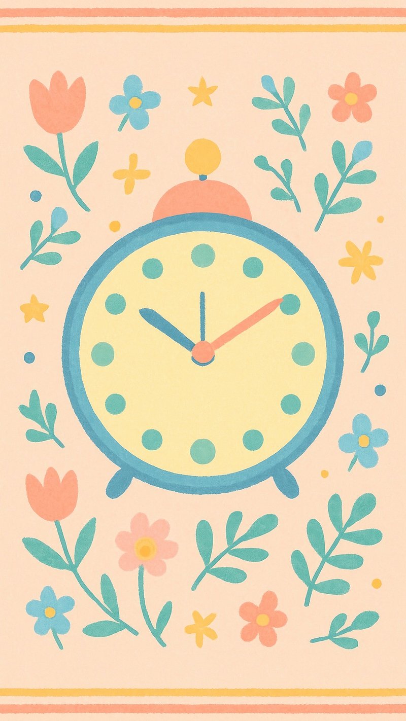 Iphone Wallpaper Clock Vintage Design Lockscreen Images | Download Free ...