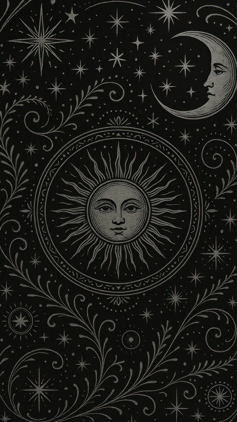 Sun And Moon Wallpaper Celestial JPEG Sky Images | Free Photos, PNG ...