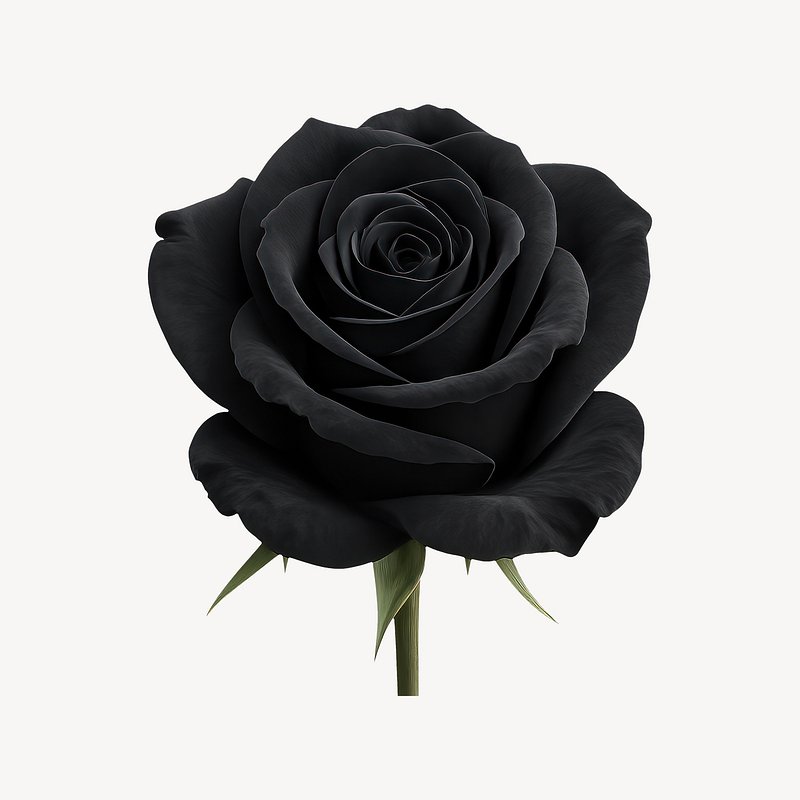 PNG Elegant black rose illustration | Free PNG - rawpixel