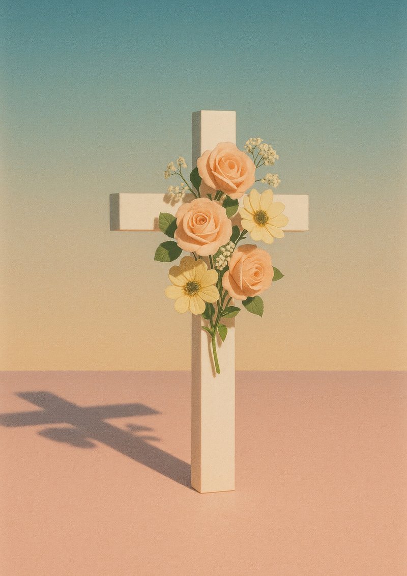 Cross Roses Design Images | Free Photos, PNG Stickers, Wallpapers ...