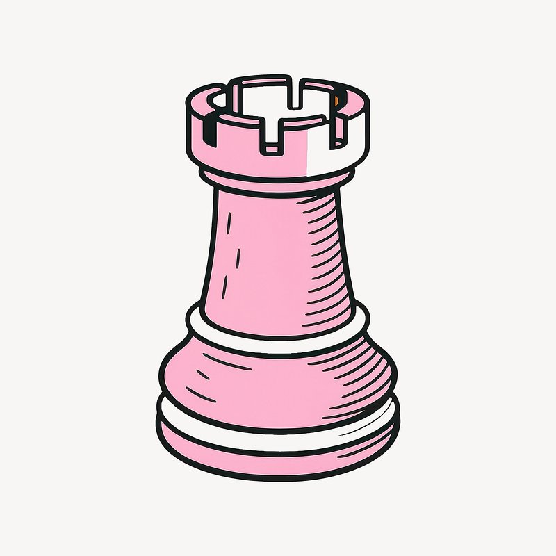 PNG Pink rook chess piece | Free PNG - rawpixel