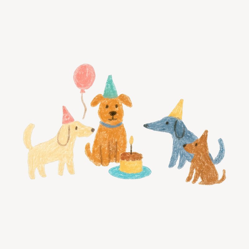 Happy+animals Dog Birthday Images | Free Photos, PNG Stickers ...